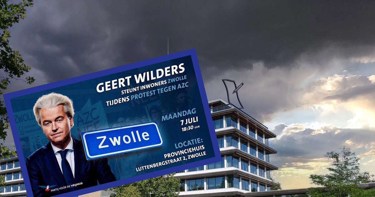 Geert Wilders naar Zwolle voor azc-debat De Tippe, gemeente past ...